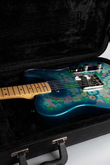 Fender Blue Floral Telecaster Solid Body Electric Guitar (2001) | RetroFret