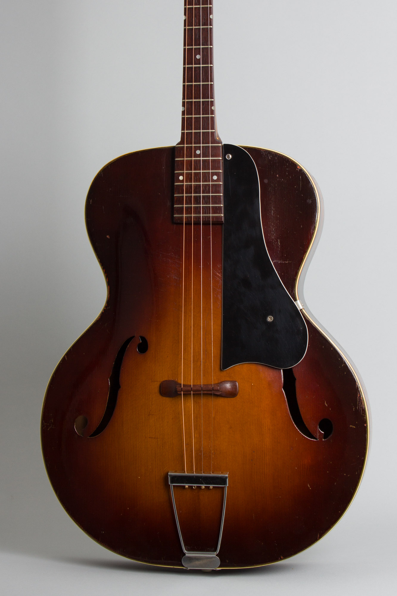 Marwin Deluxe Modified Arch Top Acoustic Tenor Guitar, made by Harmony ...