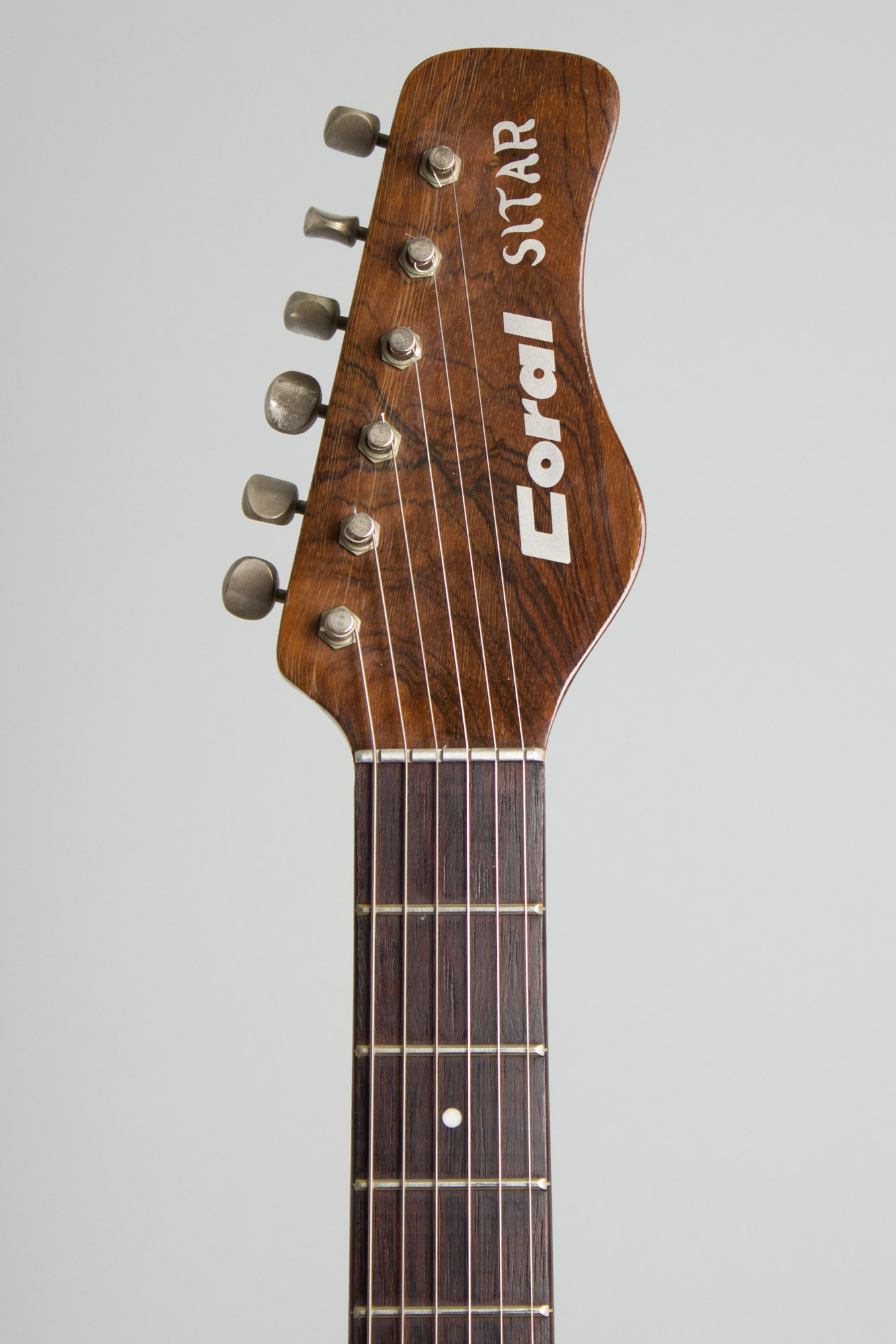 Coral Vincent Bell Sitar Semi-Hollow Body Electric Guitar, made by ...