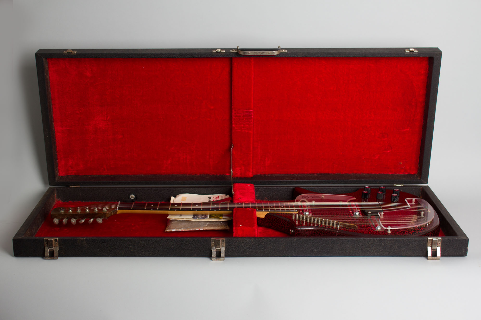 Coral Vincent Bell Sitar Semi-Hollow Body Electric Guitar, made by ...