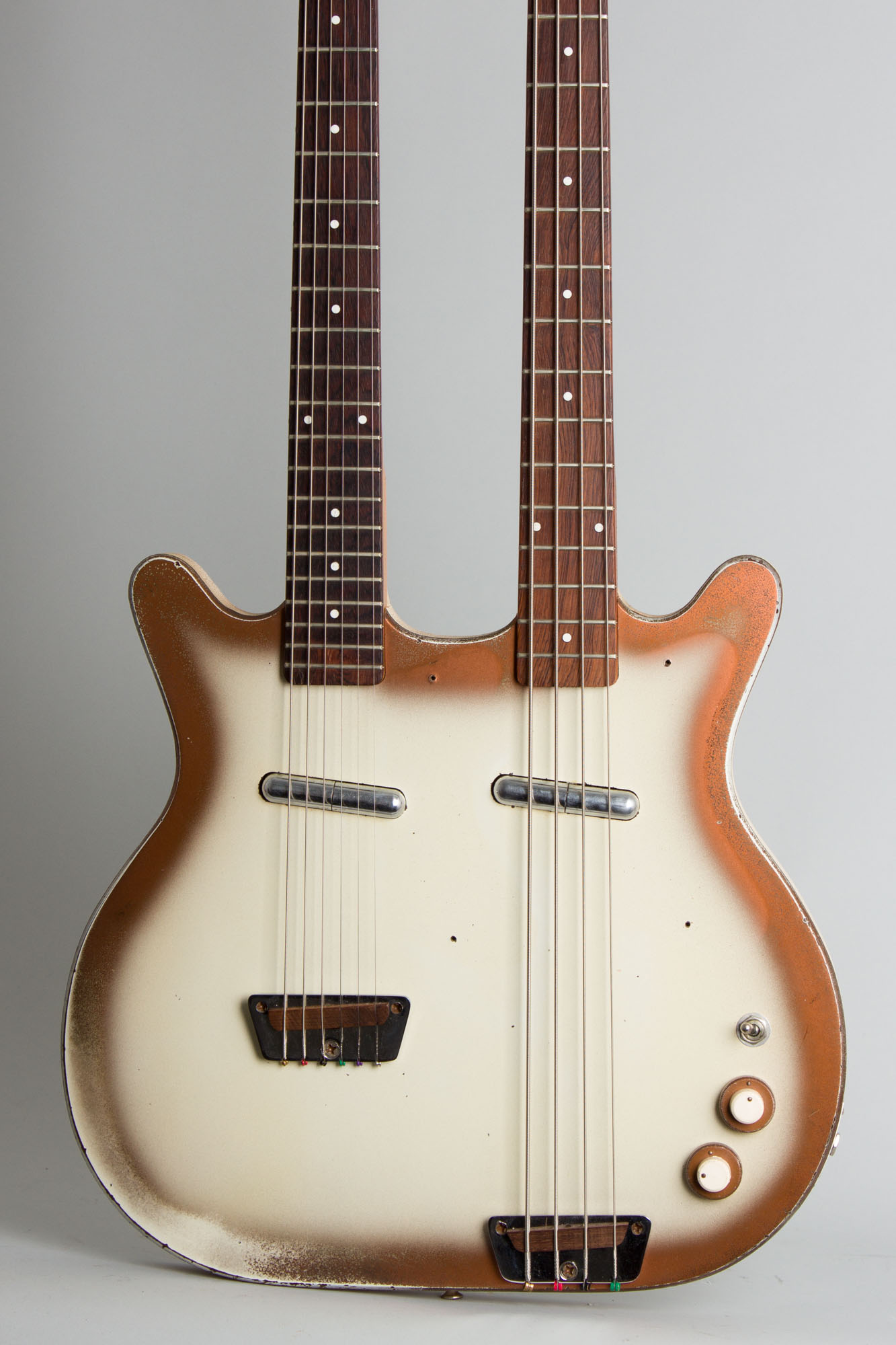 Danelectro Doubleneck Model 3923 Semi-Hollow Body Electric Guitar (1964 ...