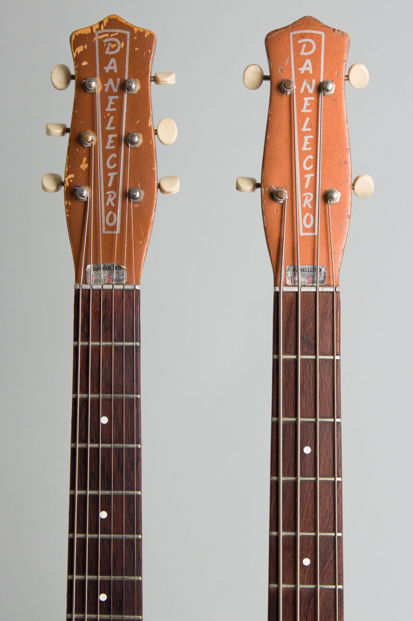 Danelectro Doubleneck Model 3923 Semi-Hollow Body Electric Guitar (1964 ...