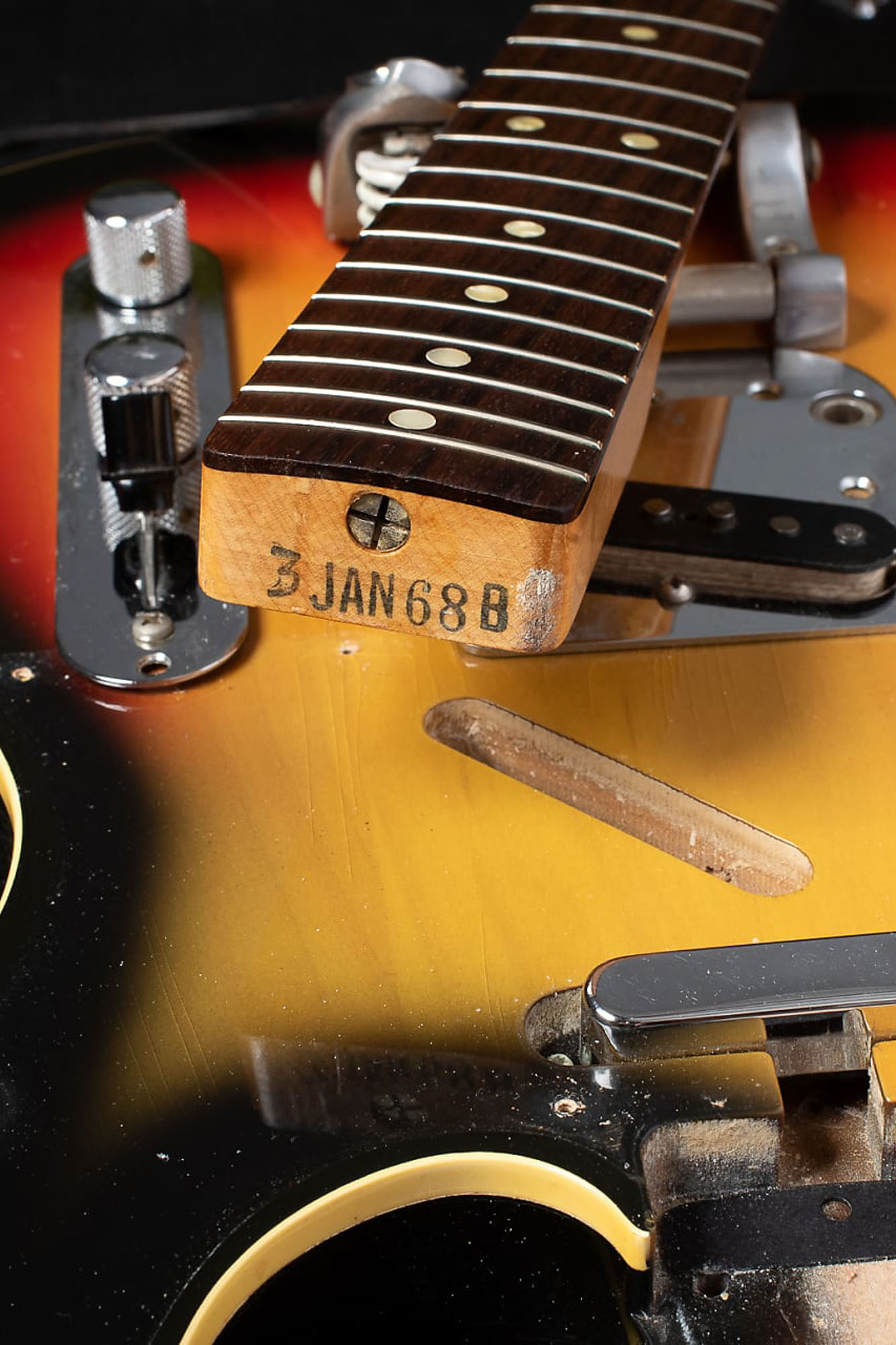 Fender Telecaster Custom with Bigsby Solid Body Electric Guitar (1968 ...