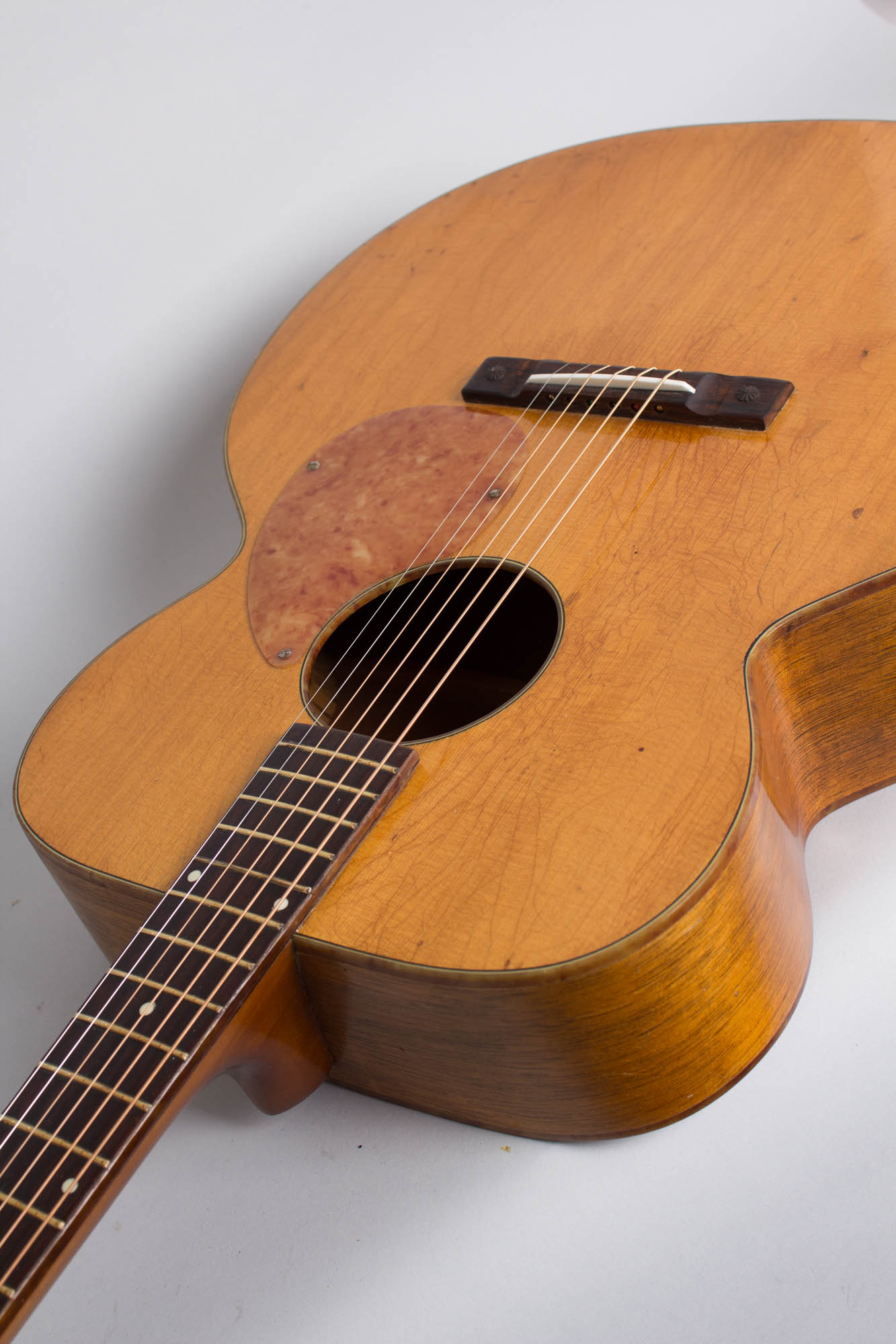 Gagliano Model 701 Jumbo Flat Top Acoustic Guitar, made by Kay (1950s ...