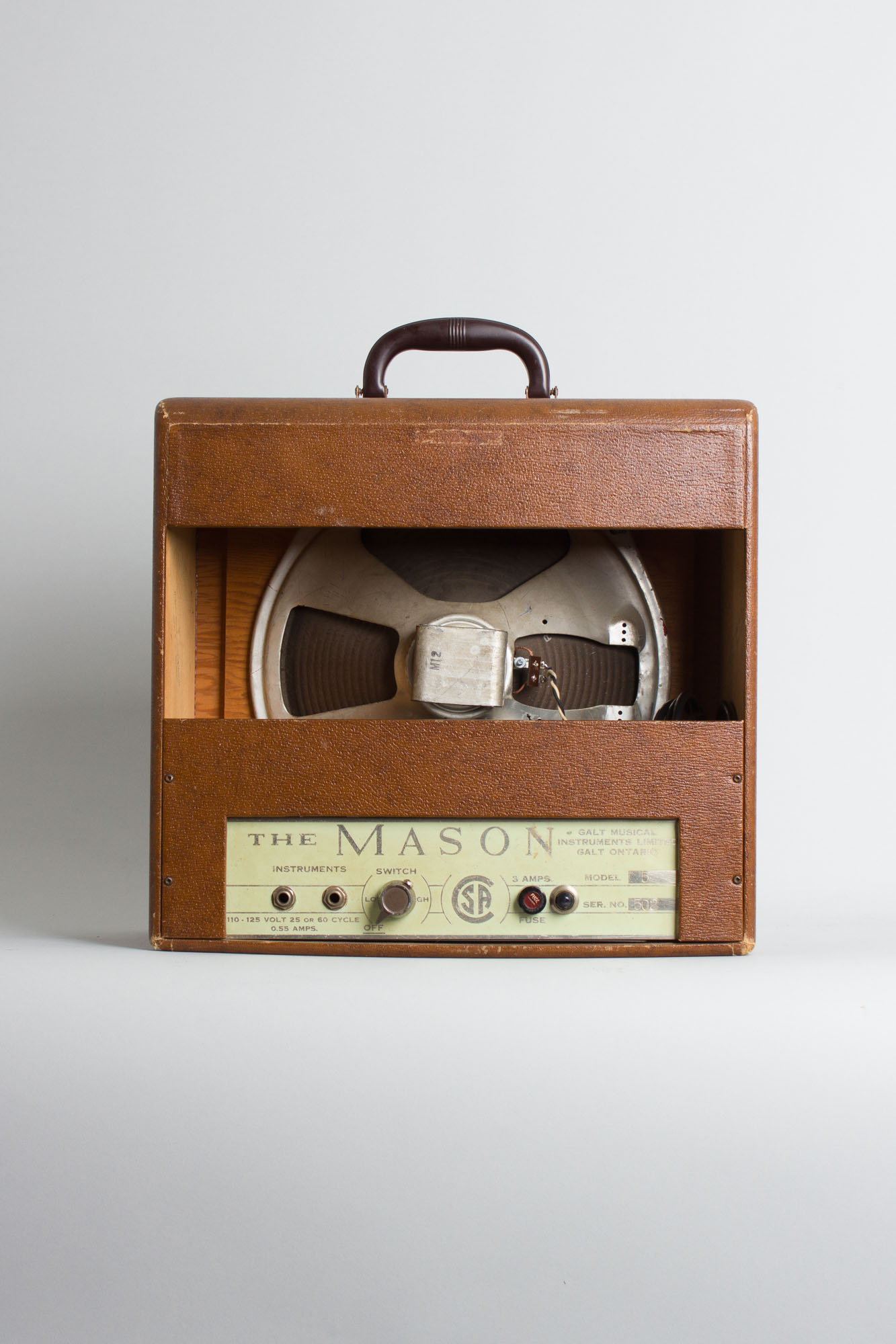 Galt Musical Instruments The Mason Model 5 Tube Amplifier, c. 1954 ...