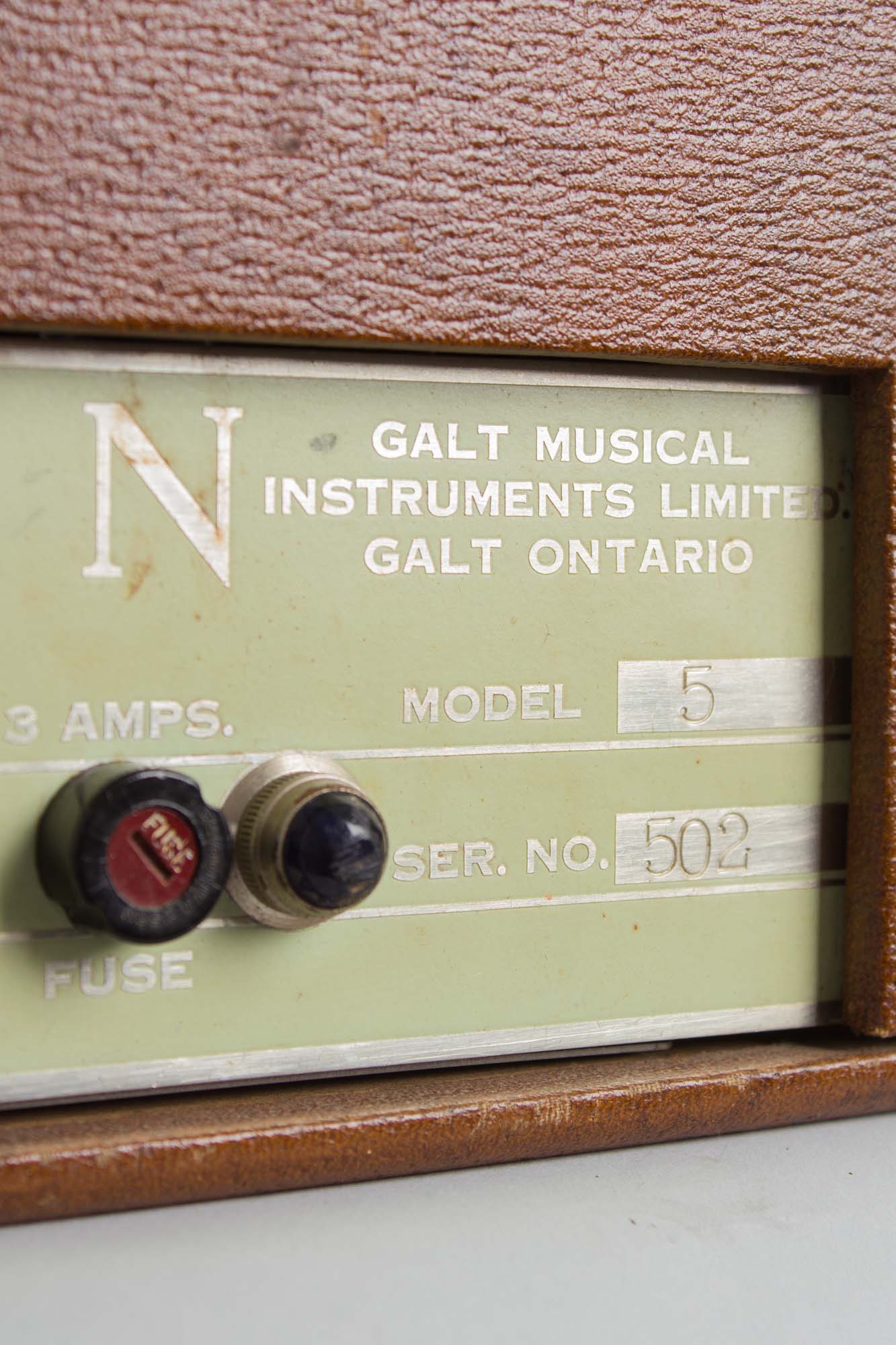 Galt Musical Instruments The Mason Model 5 Tube Amplifier, c. 1954 ...
