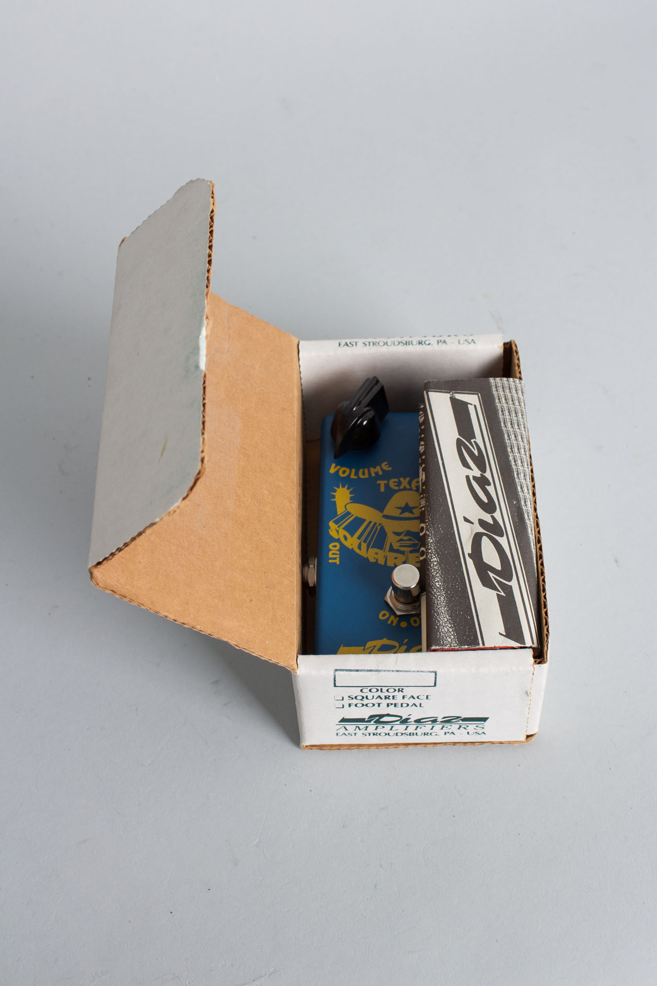 Diaz Amplifiers Texas Square Face Fuzz Effect, c. 1994 | RetroFret