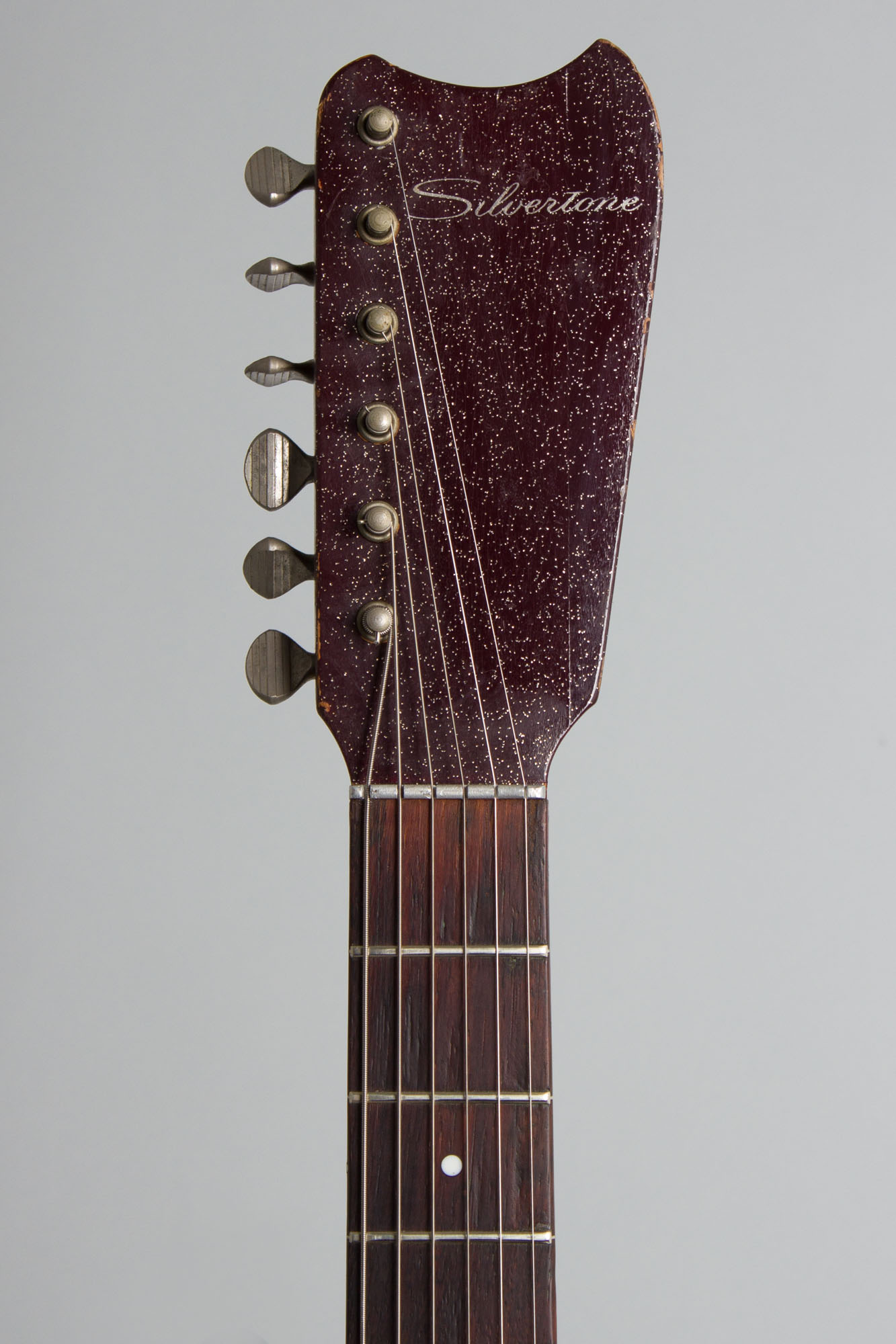 Silvertone Model 1457 Amp-In-Case Semi-Hollow Body Electric Guitar ...