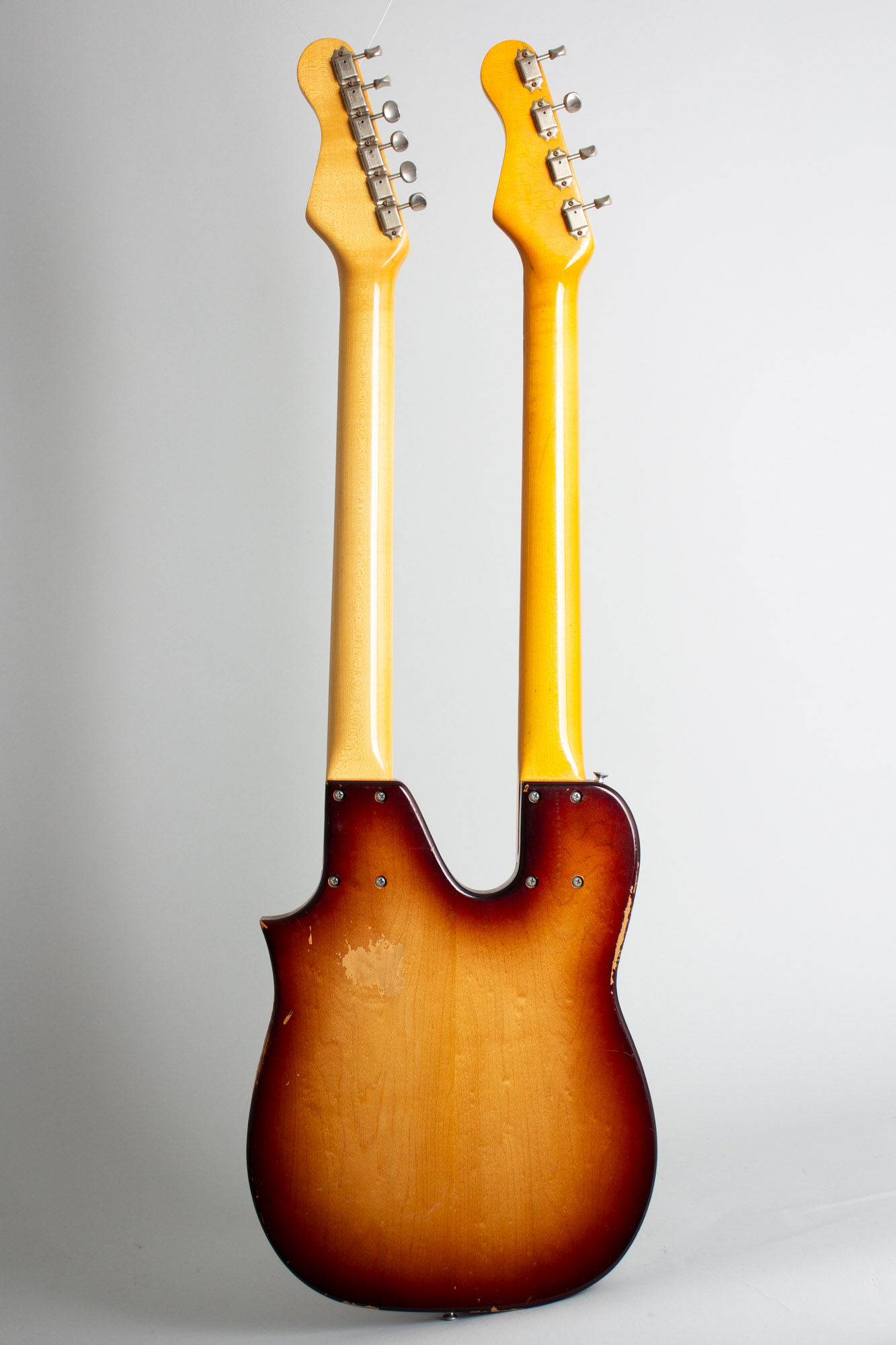 Carvin #4 BS Double Neck Bass & Guitar Solid Body Electric Guitar (1966 ...