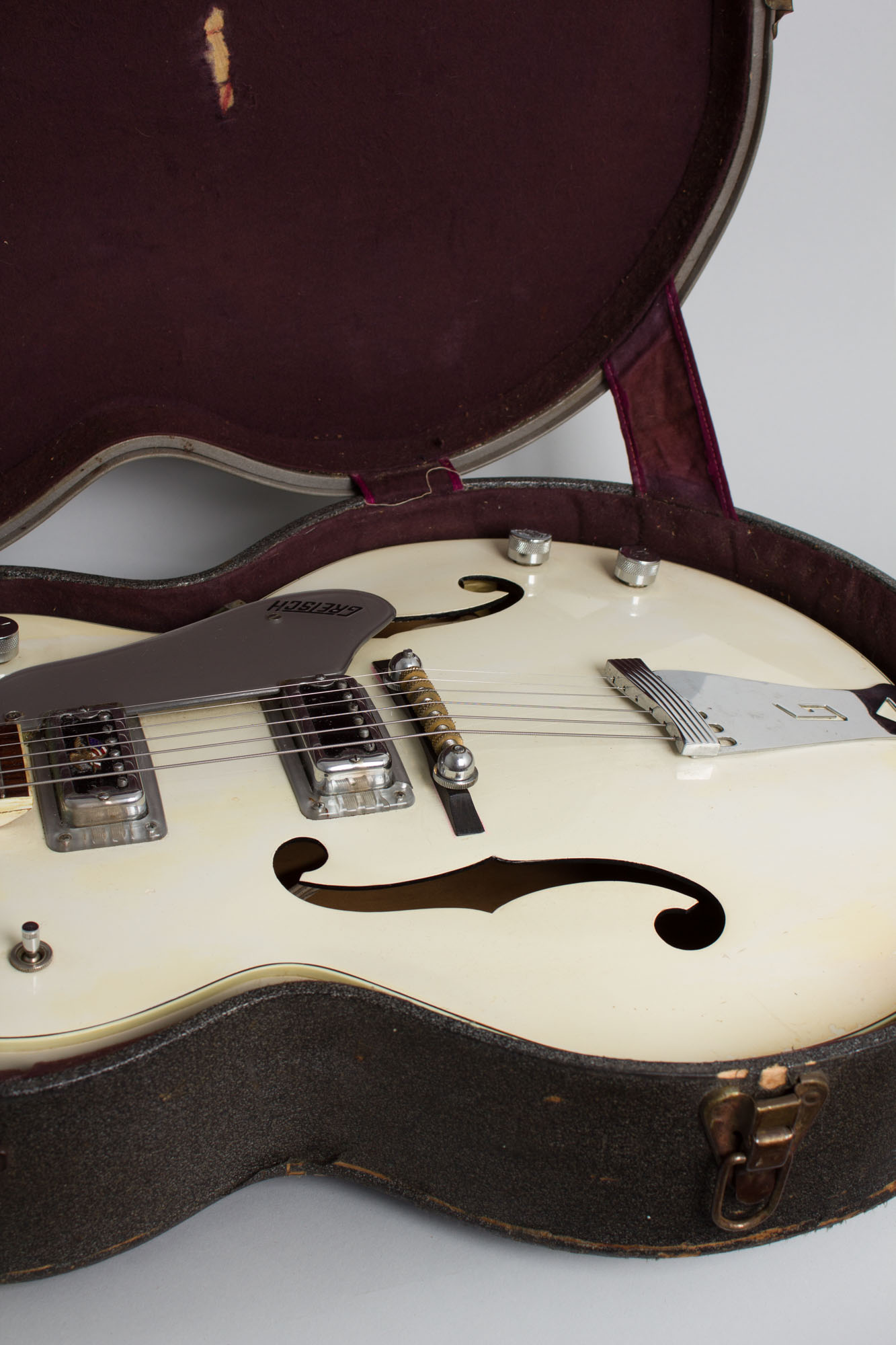Gretsch Model 6117 Double Anniversary White Arch Top Hollow Body ...