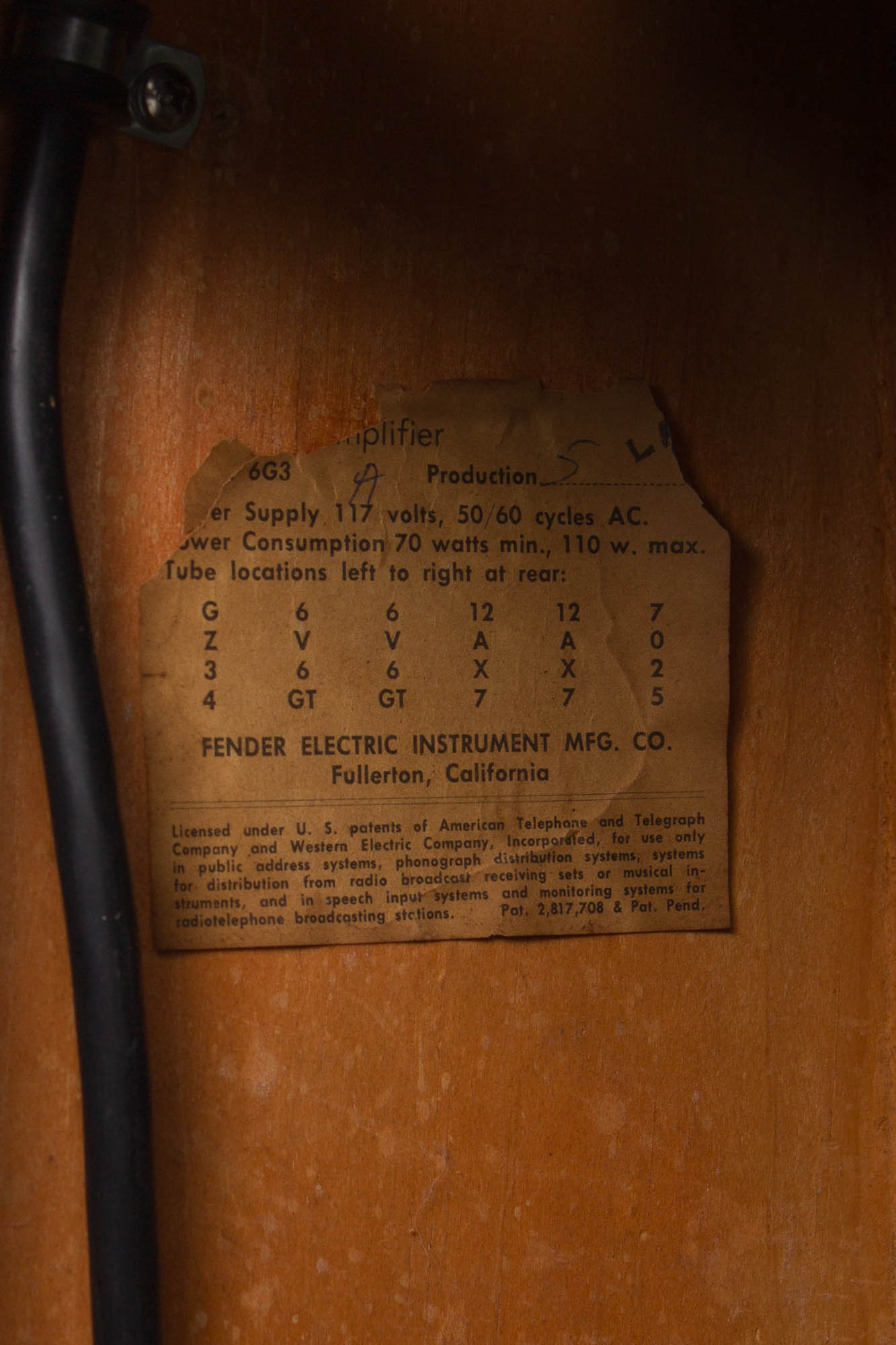 Fender Deluxe 6G3 Tube Amplifier (1962) | RetroFret