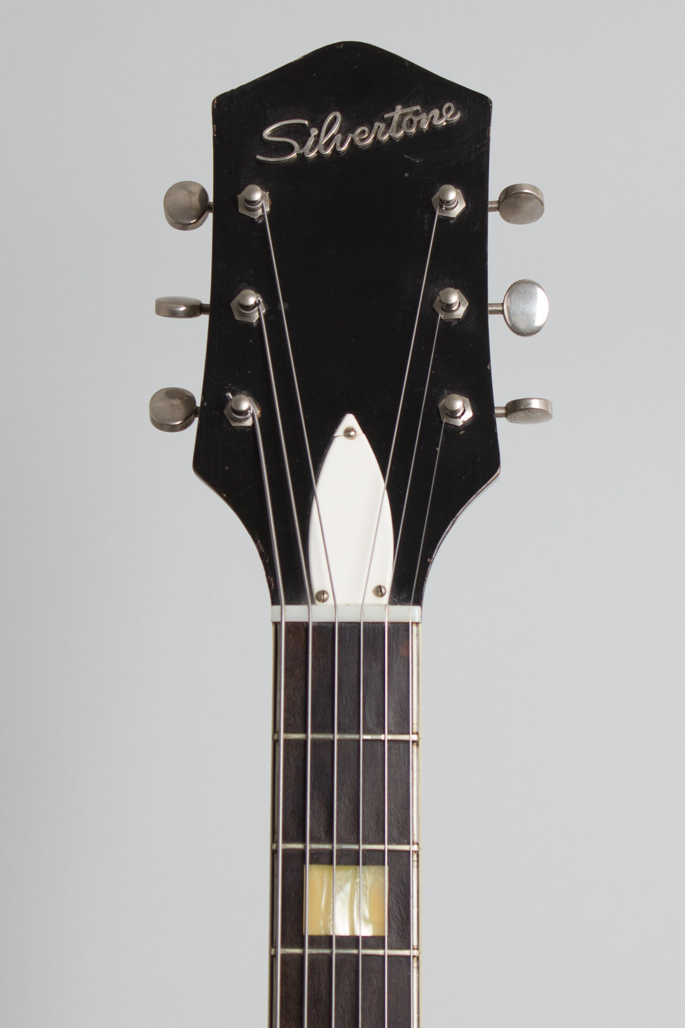 Silvertone Model 1446L Thinline Hollow Body Electric Guitar, made by ...