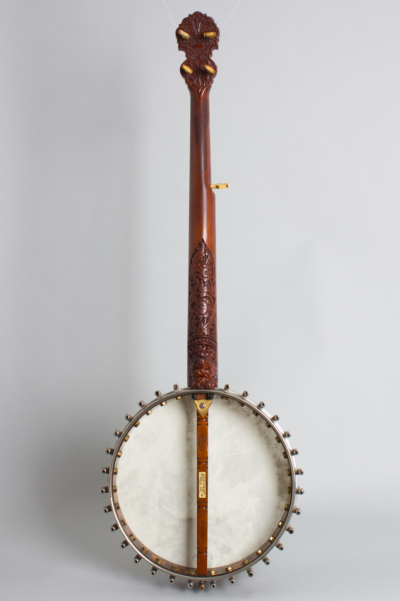 S. S. Stewart Extra Fine Presentation 5 String Banjo (1890) | RetroFret