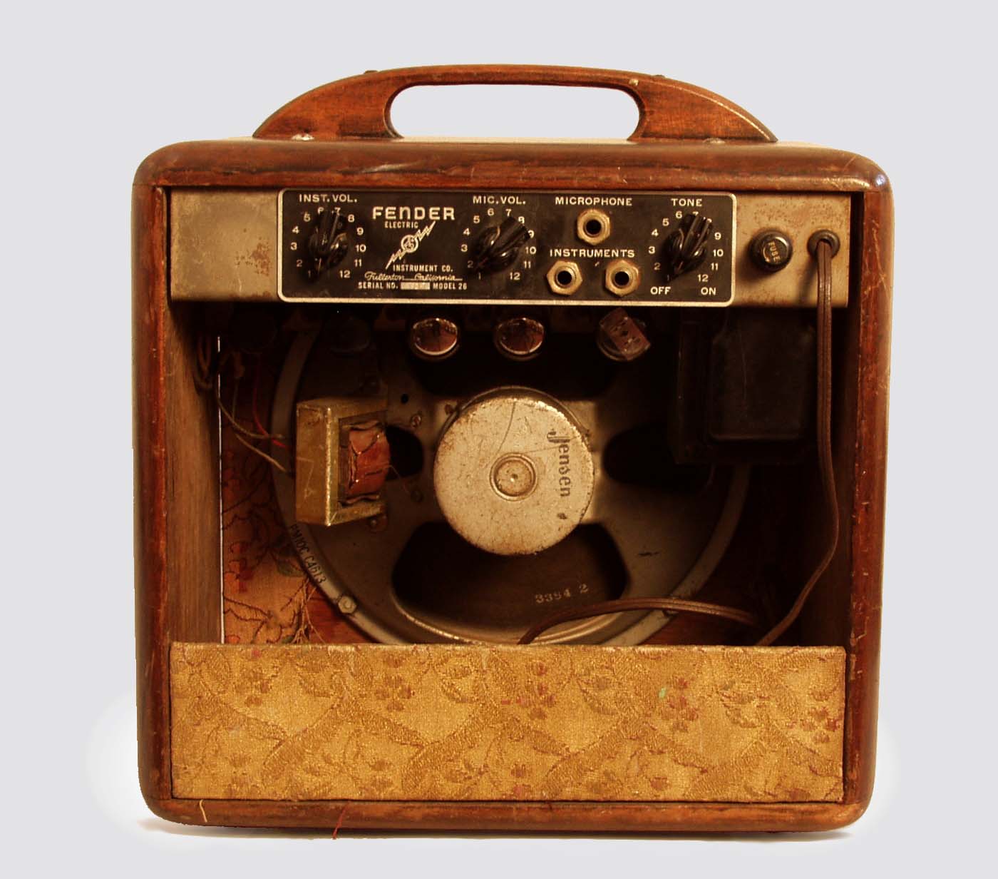 Fender Model 26 "Woodie" Tube Guitar Amplifier, c. 1946 | RetroFret