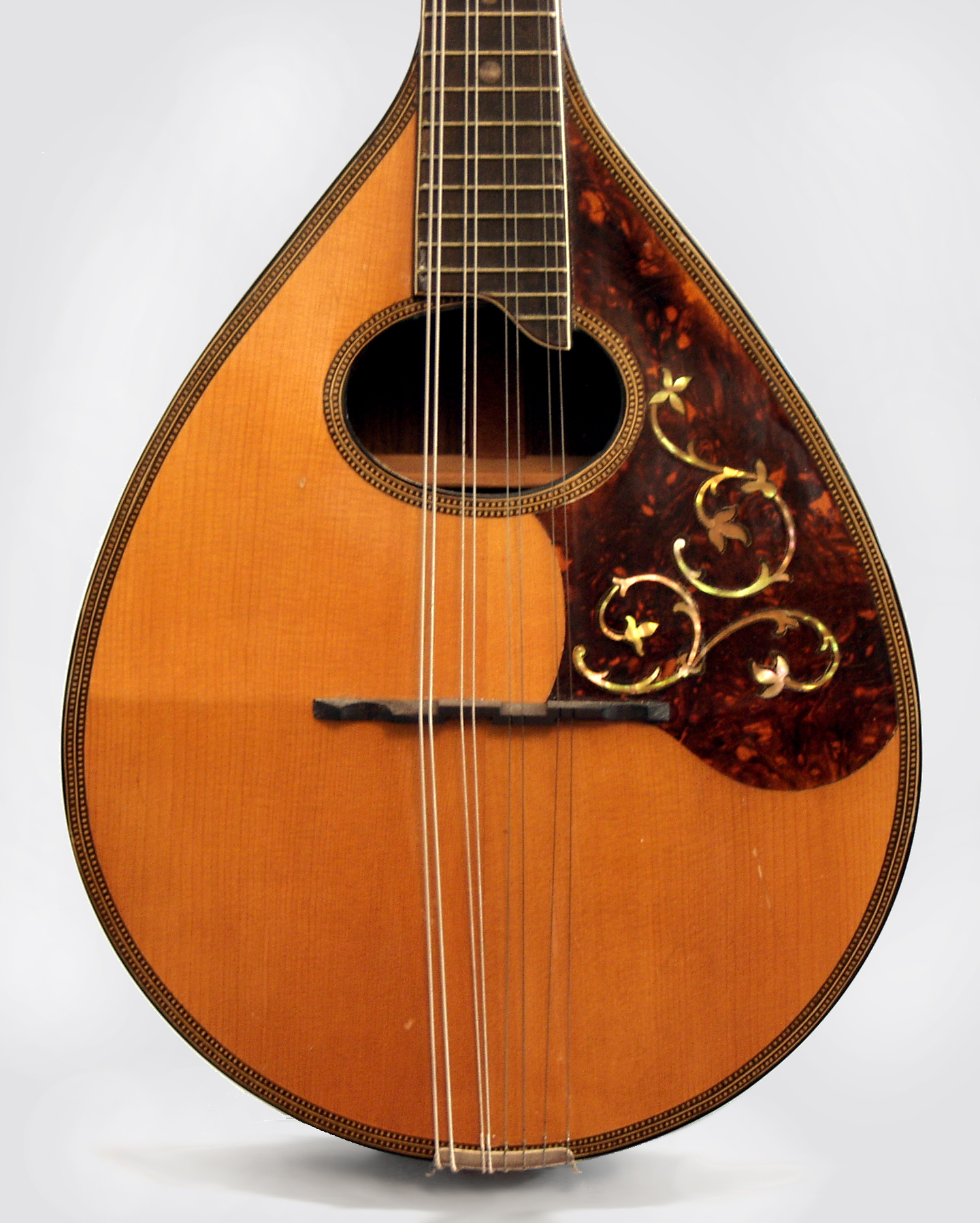 Harwood Flat Back, Bent Top Mandolin, most likely made by Regal , c ...