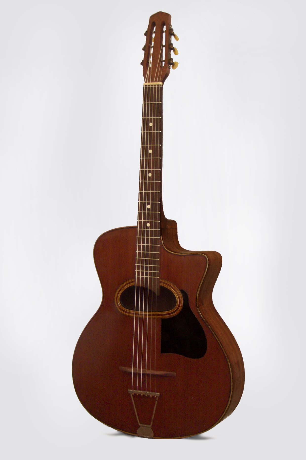 A. Di Mauro Grand Bouche Style Gypsy Jazz Guitar , c. 1960's | RetroFret