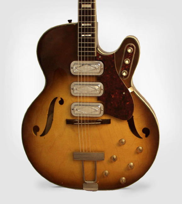 Harmony Silvertone H-1429 Thinline Hollow Body Electric Guitar (1962 ...