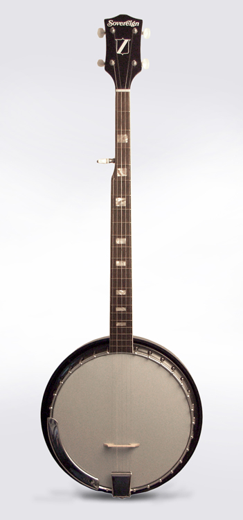 Sovereign 5 String Resonator Banjo, made by Harmony , c. 1972 | RetroFret
