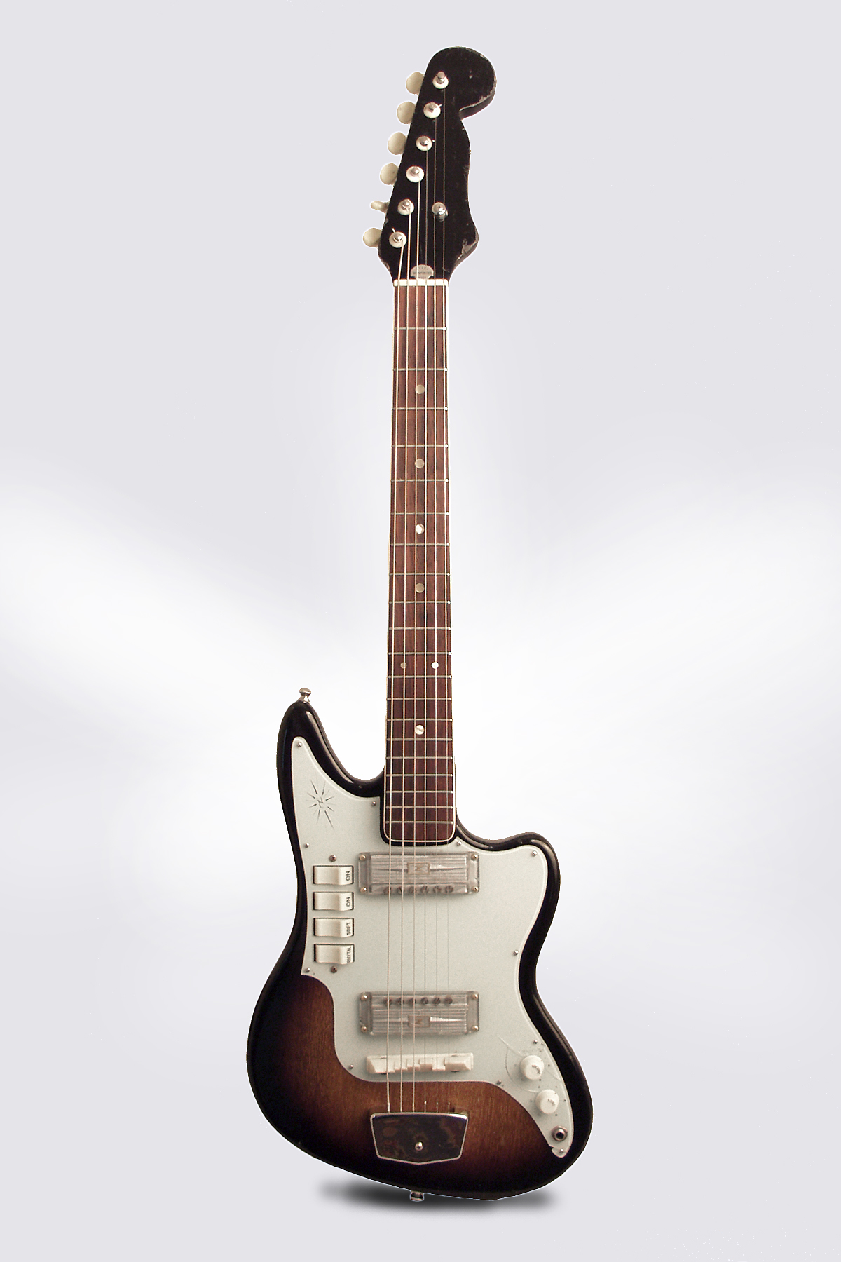 Zen-on Model 1400SD Solid Body Electric Guitar, most likely made by ...