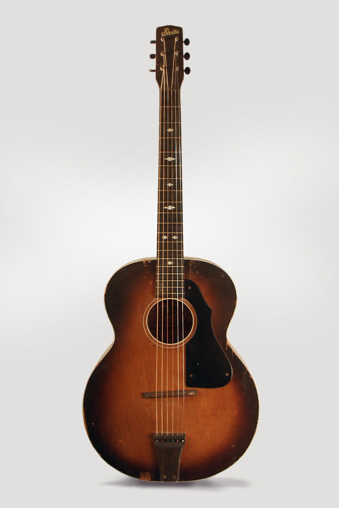Stella Grand Concert H1105 Flat Top Acoustic Guitar, made by Harmony ...