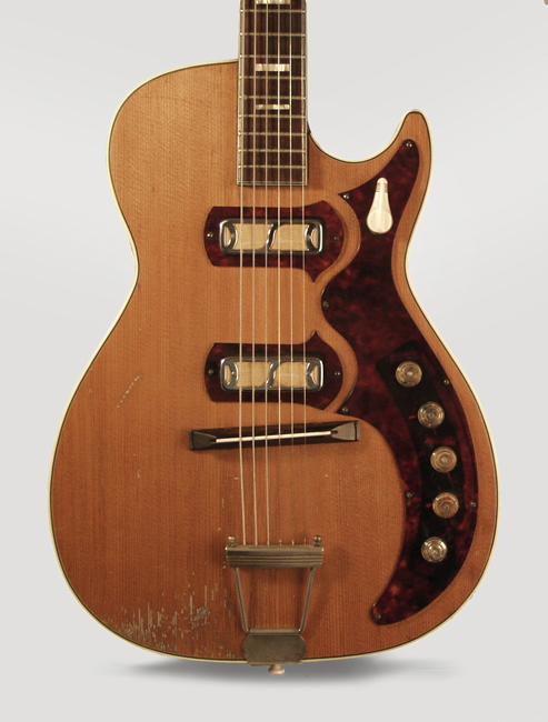 Harmony Stratotone Jupiter H-49 Semi-Hollow Body Electric Guitar (1959 ...