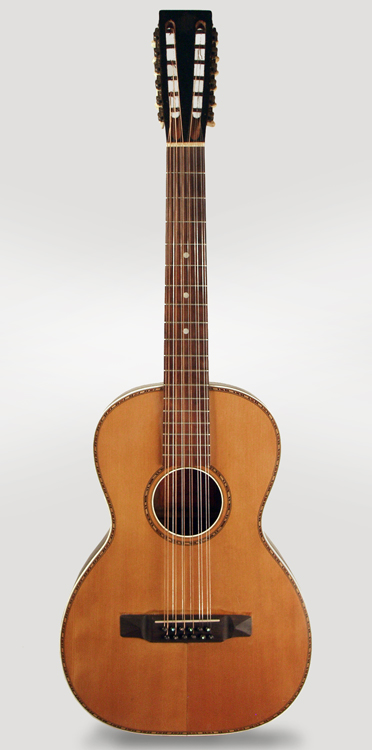 Lakeside Model 1860 12 String Flat Top Acoustic Guitar, made by Lyon ...