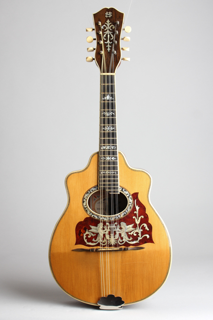 Favilla Marca Aquilla Flat Back, Bent Top Mandolin , c. 1925 | RetroFret
