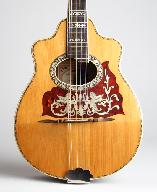 Favilla Marca Aquilla Flat Back, Bent Top Mandolin , c. 1925 | RetroFret