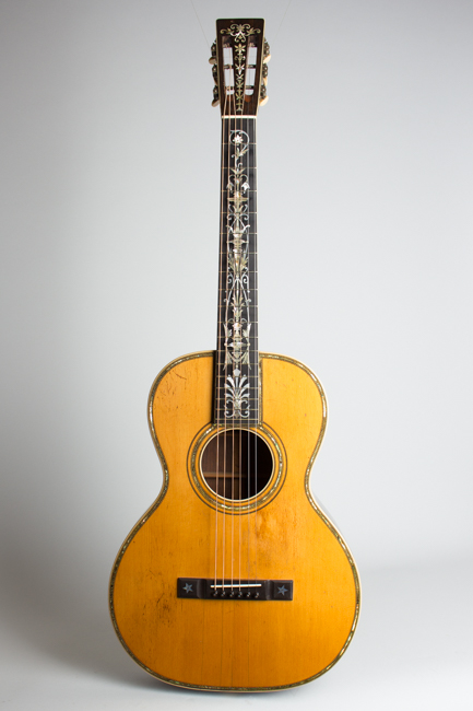 Stahl Artist Special Style 9 Flat Top Acoustic Guitar, made by Larson ...