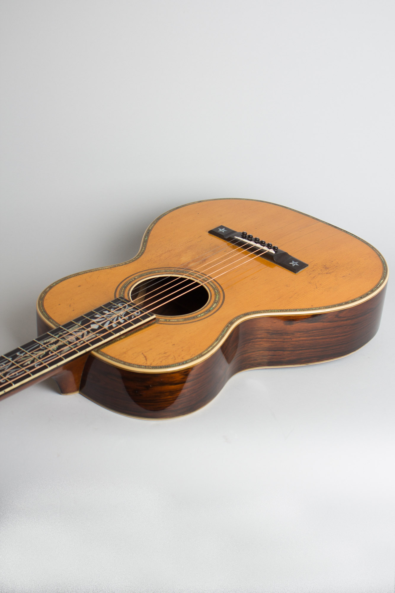 Stahl Artist Special Style 9 Flat Top Acoustic Guitar, made by Larson ...