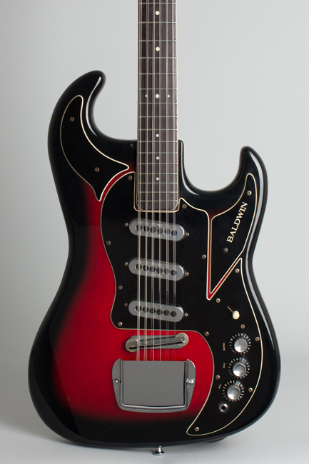 Baldwin - Burns Double Six 12 String Solid Body Electric Guitar (1966 ...