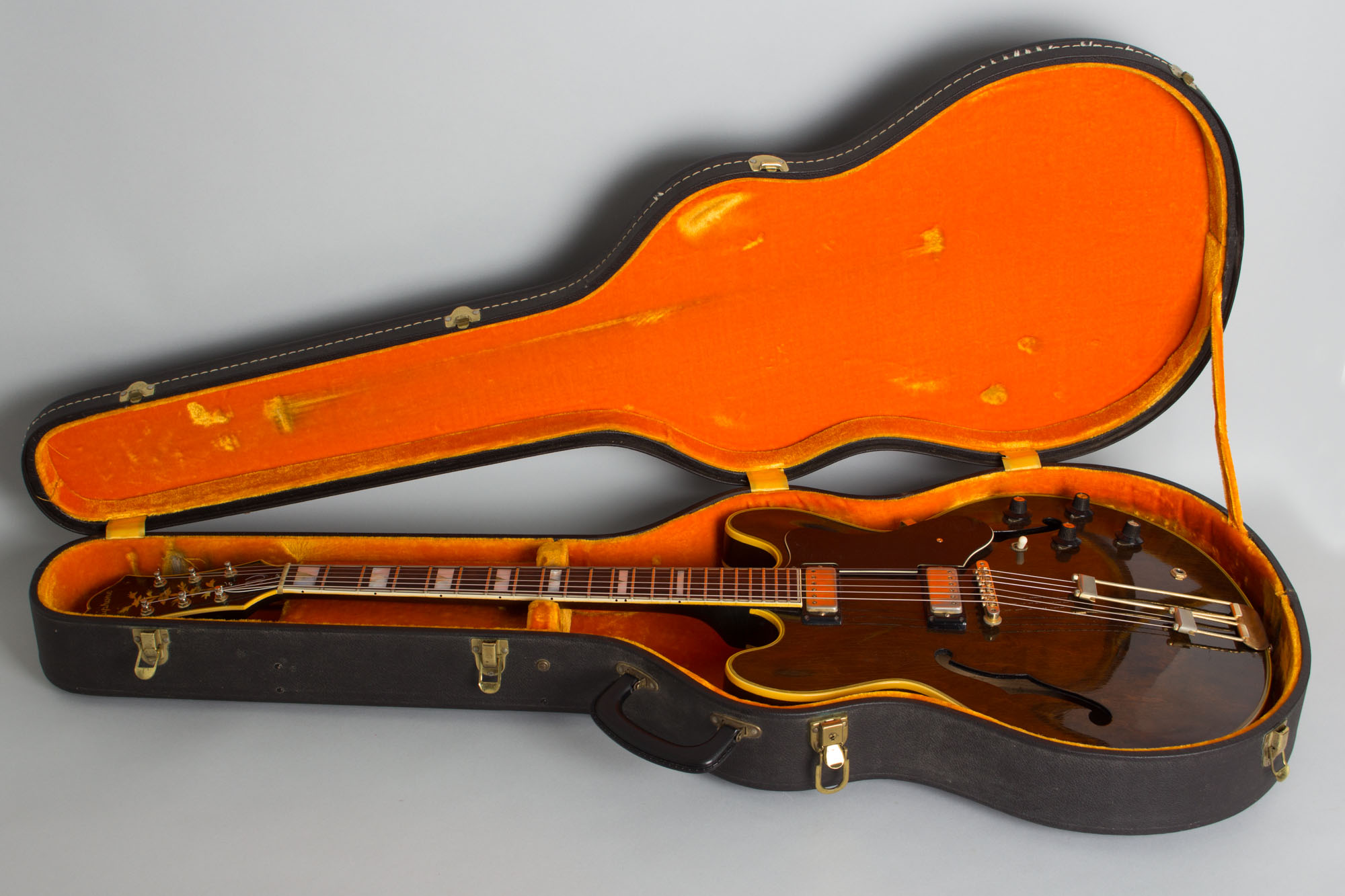 Epiphone Sheraton E212T Arch Top Semi-Hollow Body Electric Guitar (1968 ...
