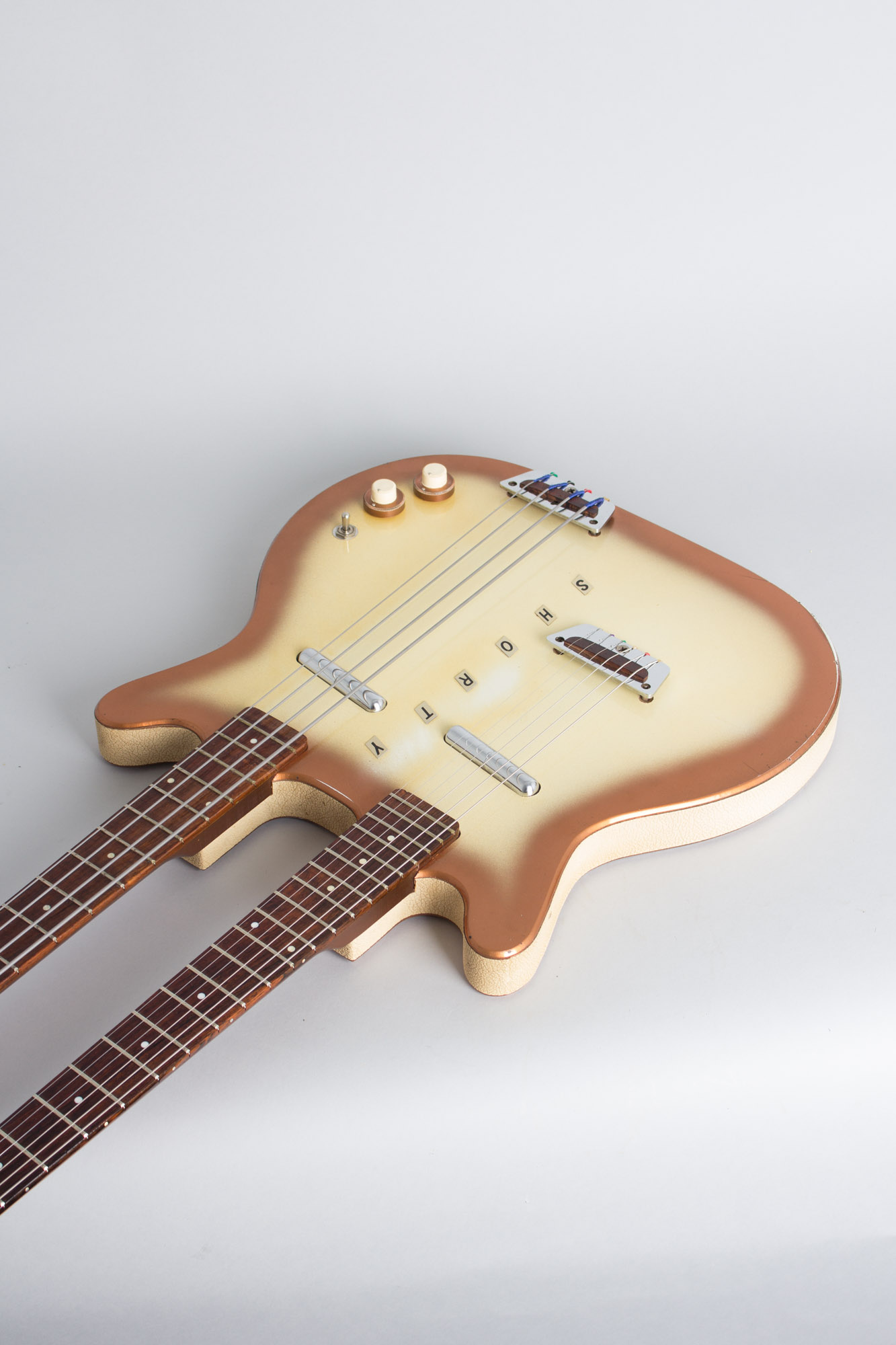 Danelectro Doubleneck Model 3923 Semi-Hollow Body Electric Guitar (1964 ...