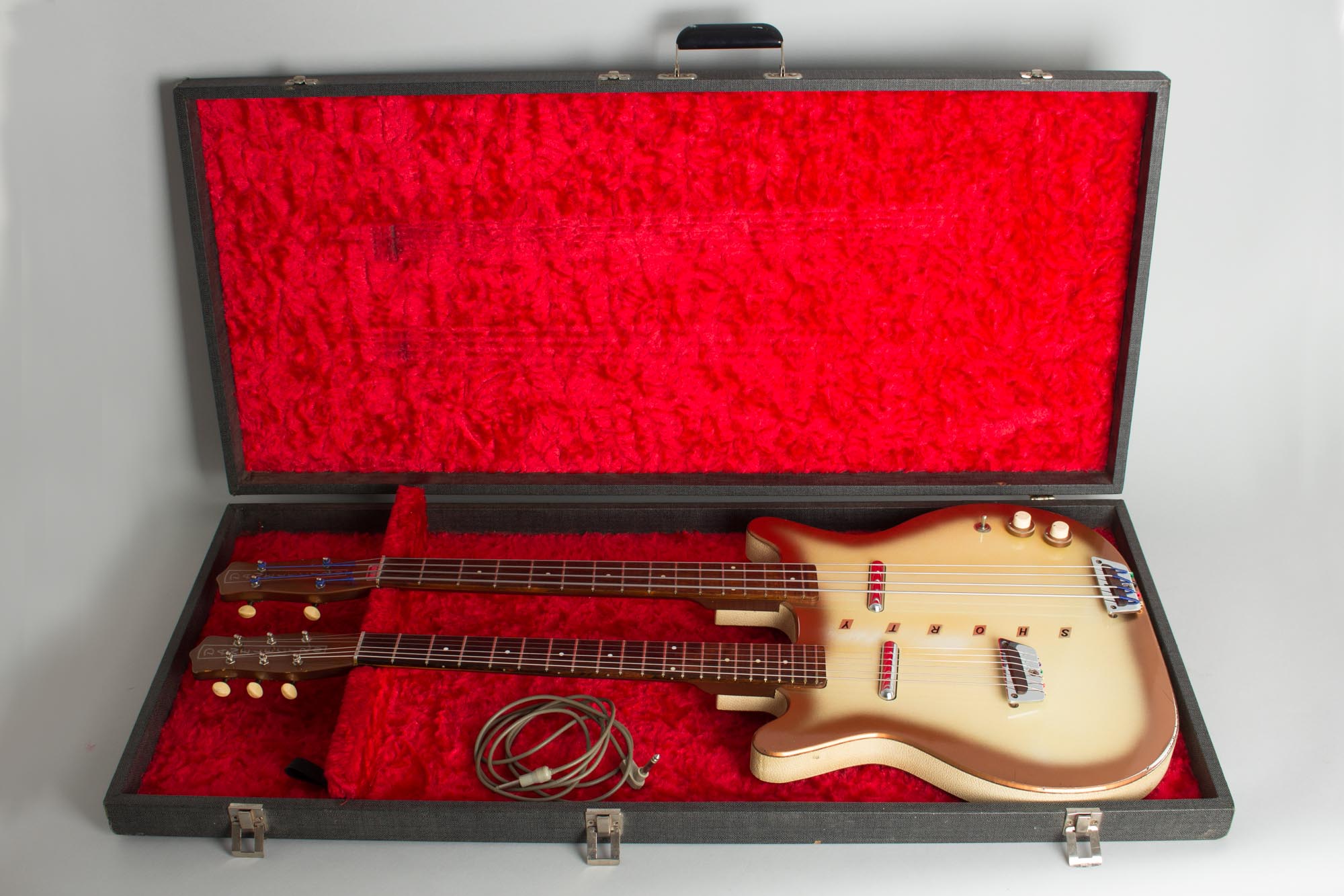 Danelectro Doubleneck Model 3923 Semi-Hollow Body Electric Guitar (1964 ...