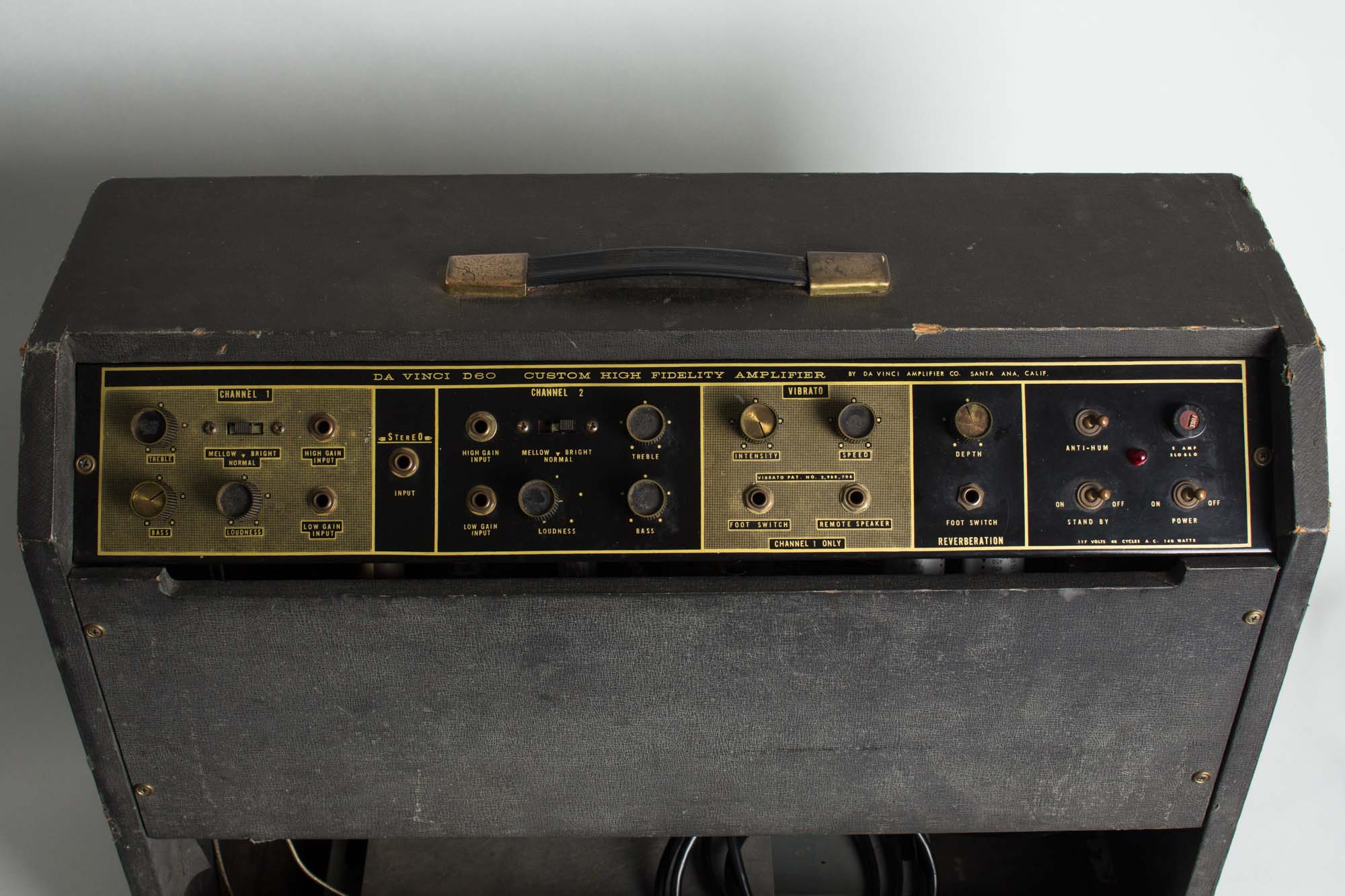 Da Vinci D-60 Custom previously owned by Steely Dan's Walter Becker ...