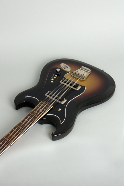 Hagstrom 8-String Bass H-8 Solid Body Electric Bass Guitar (1968 ...