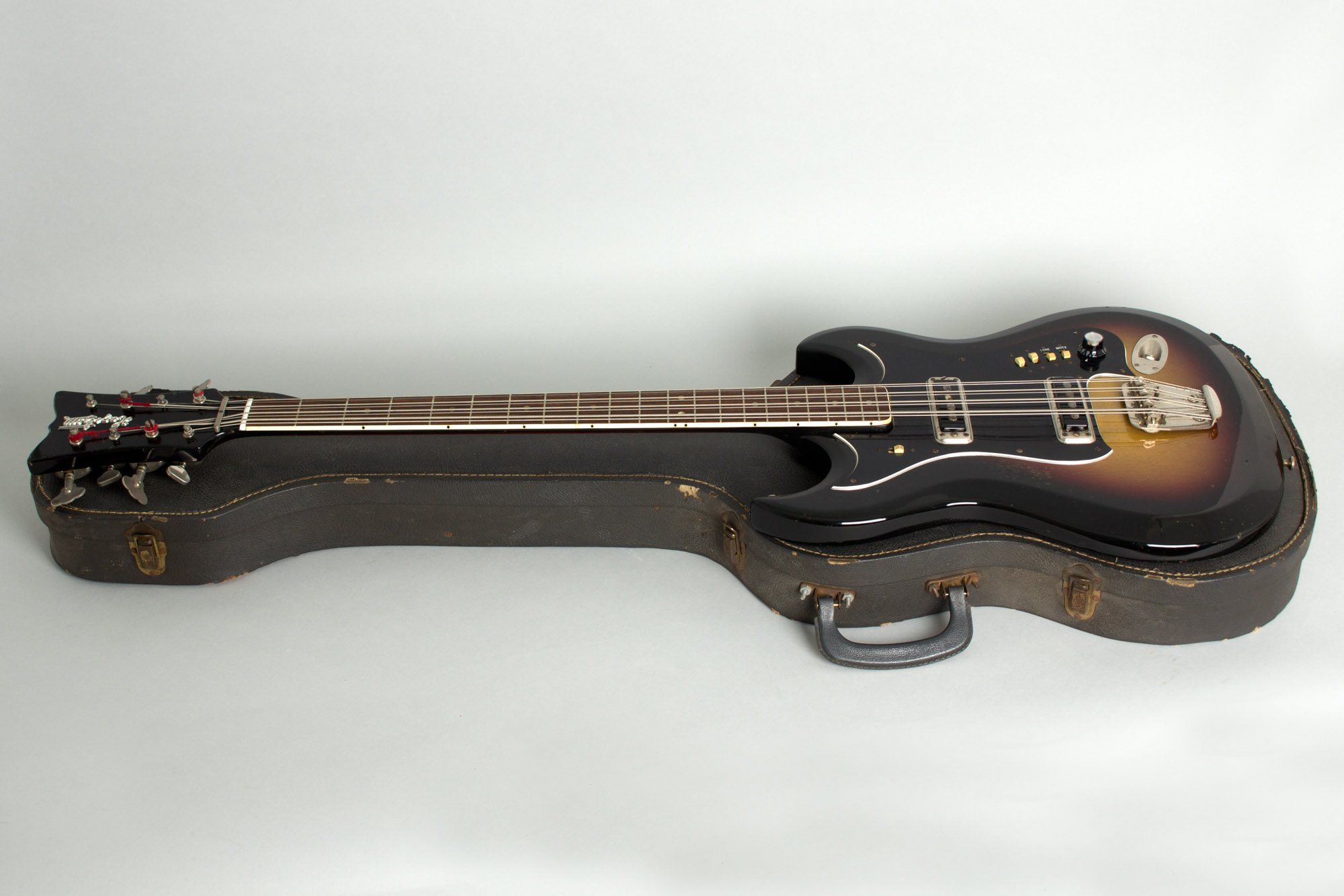Hagstrom 8-String Bass H-8 Solid Body Electric Bass Guitar (1968 ...